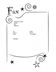 Free Printable Fax Cover Sheet Template - Sample & Examples